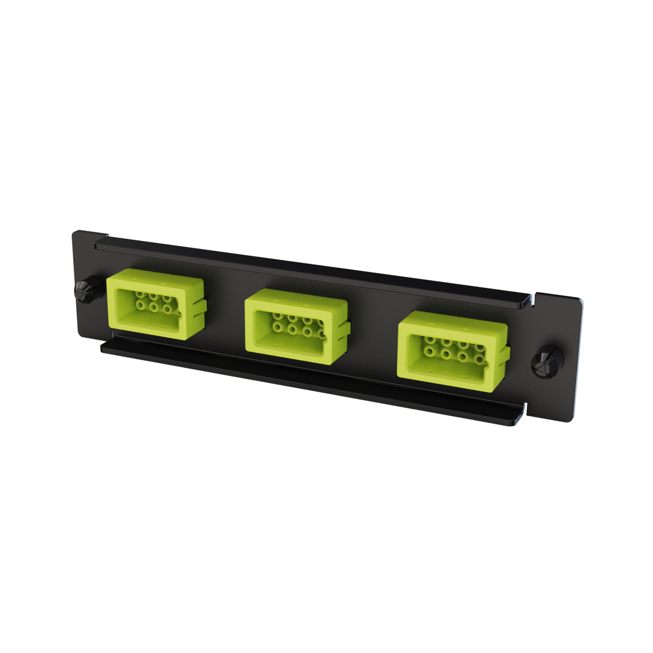 Q-Series acclAIM, Fiber Conversion Adapter Panels, 24 Fiber, Lime Green ...