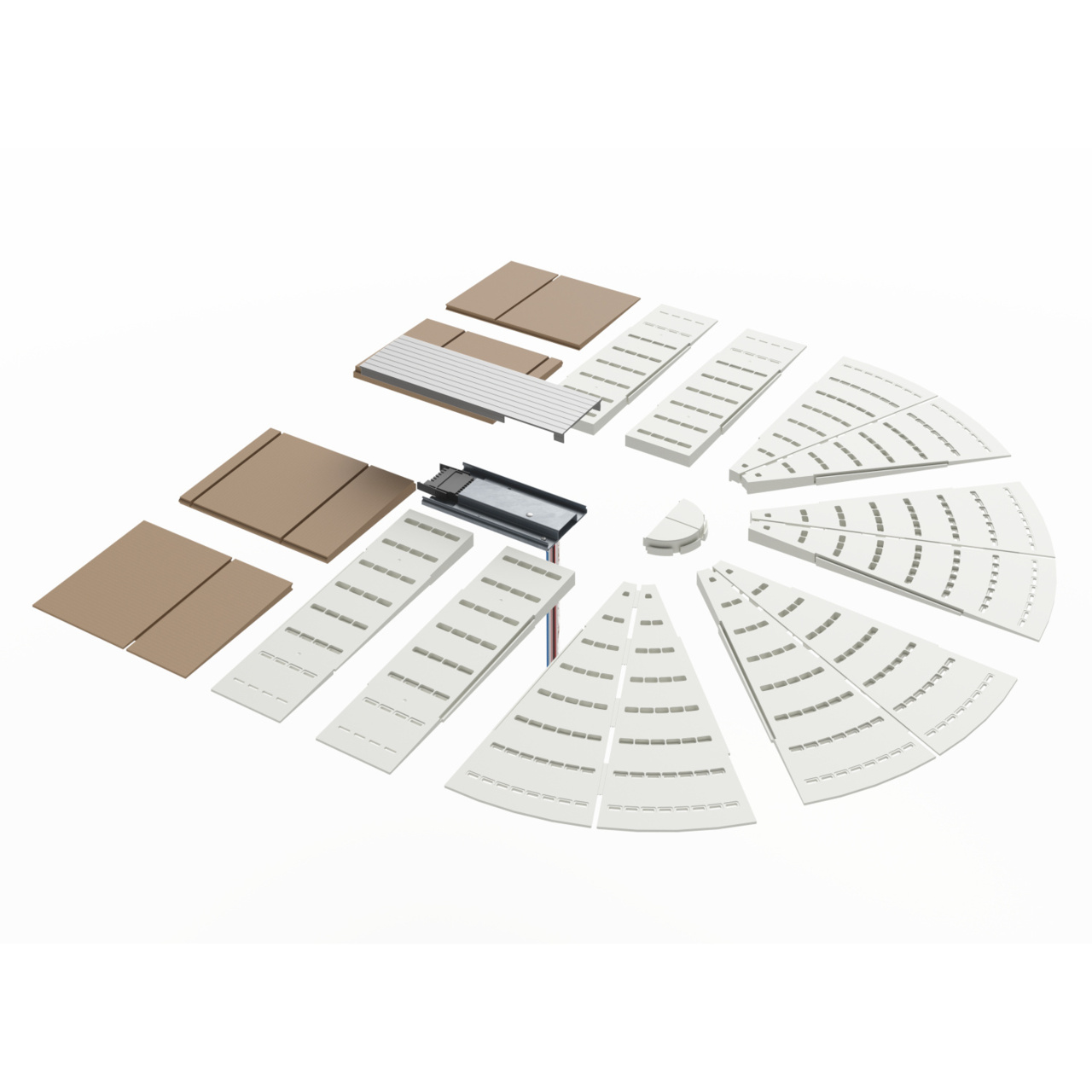 Under-Carpet Poke-Thru Entrance Fitting for Powertracs | Poke-Thru ...