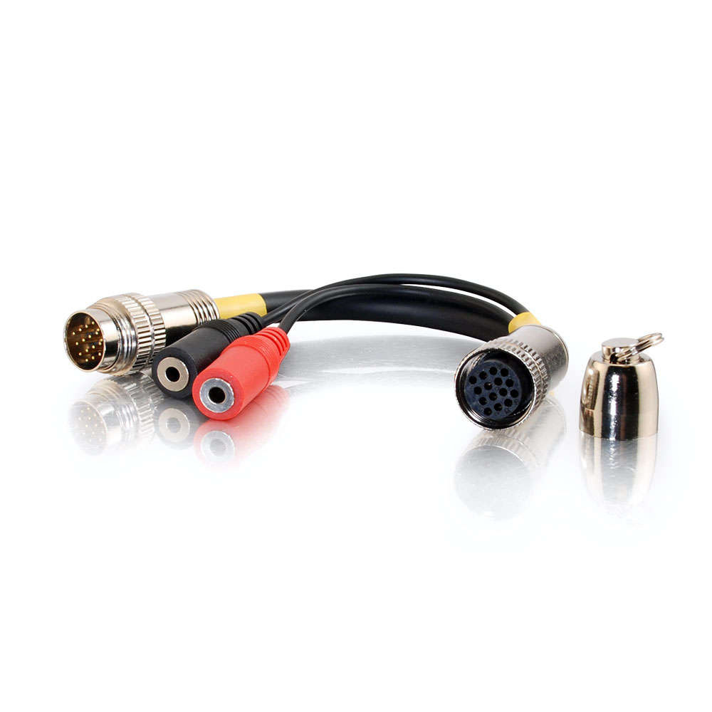 0.5ft (0.15m) RapidRun® (2) 3.5mm Audio Breakout Adapter Cable - Source ...