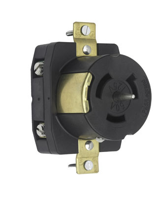 2P3W 125V RECEPT | Turnlok | Plugs and Connectors | Wiring Devices