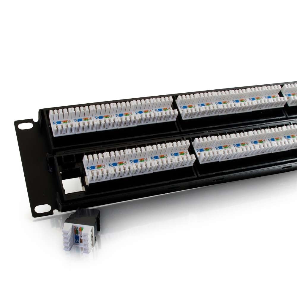 48-Port Cat6 110-Type Patch Panel