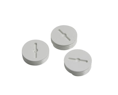 Weatherproof Closure Plug, White