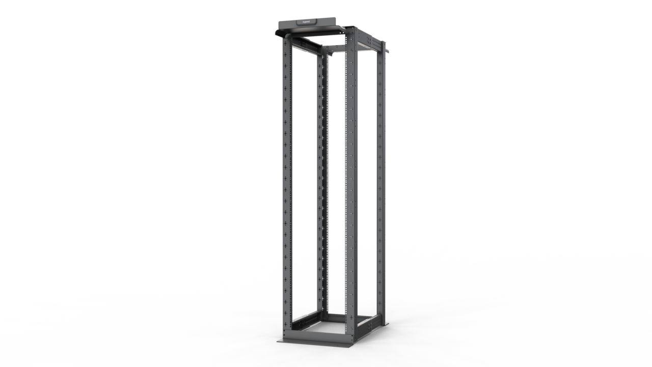 Mighty Mo 20 Dual Adjustable Base 4-Post Rack, 51 RU (8 FT), Adjustable ...