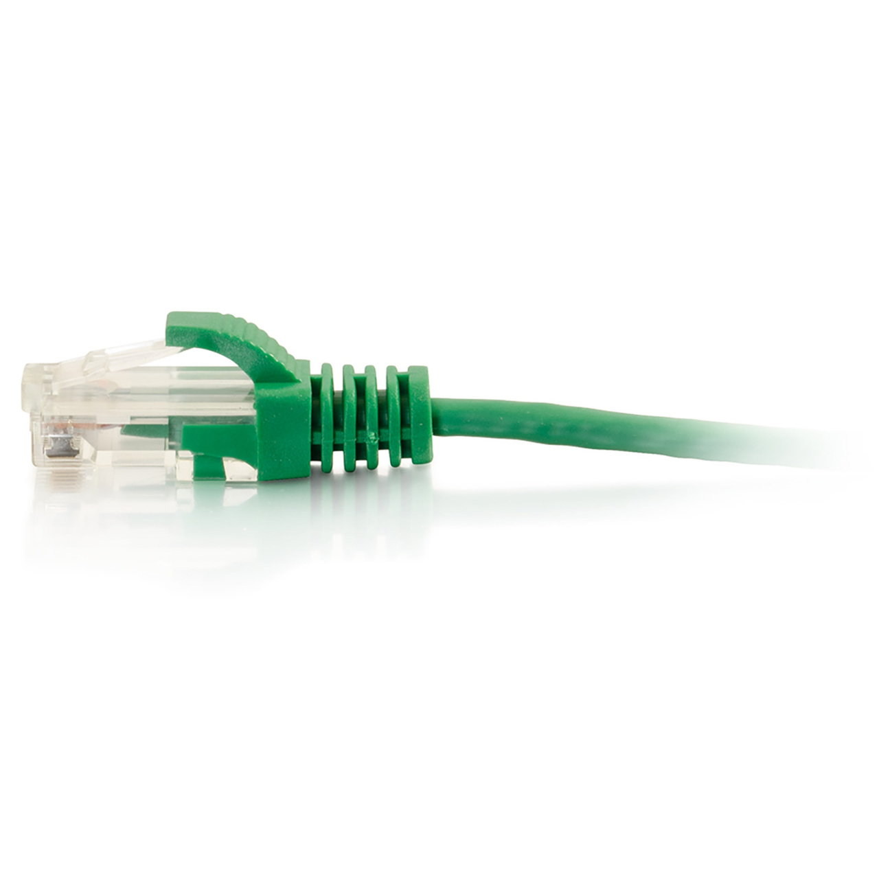 Q-Series Patch Cords, Cat6A, Reduced Diameter, Green, 3ft