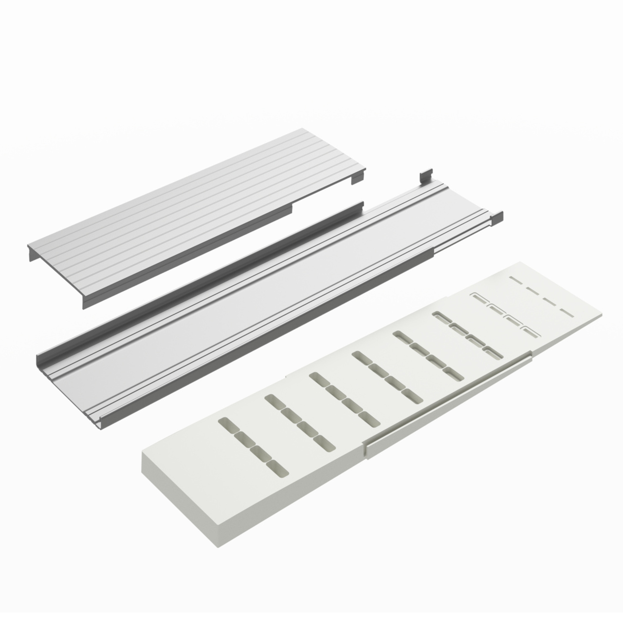 In-Carpet Poke-Thru Entrance Fitting for Datatracs, Silver | Poke-Thru ...