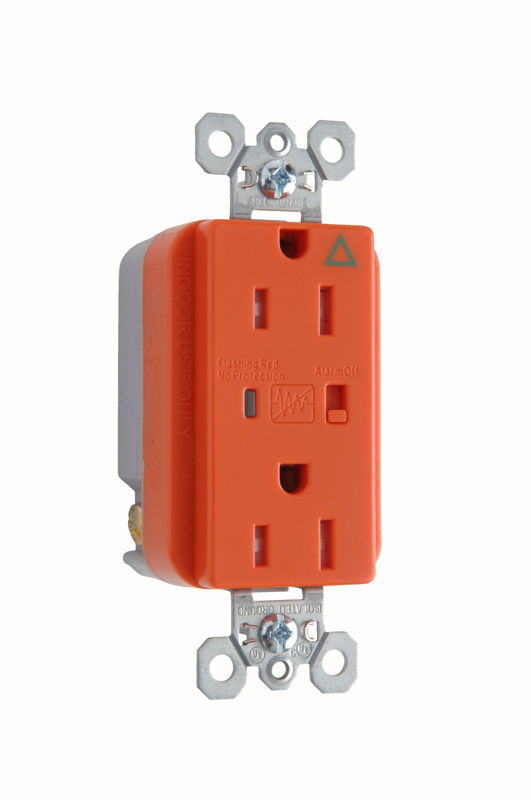 Tamper-Resistant Isolated Ground Surge Protective Duplex Receptacle ...