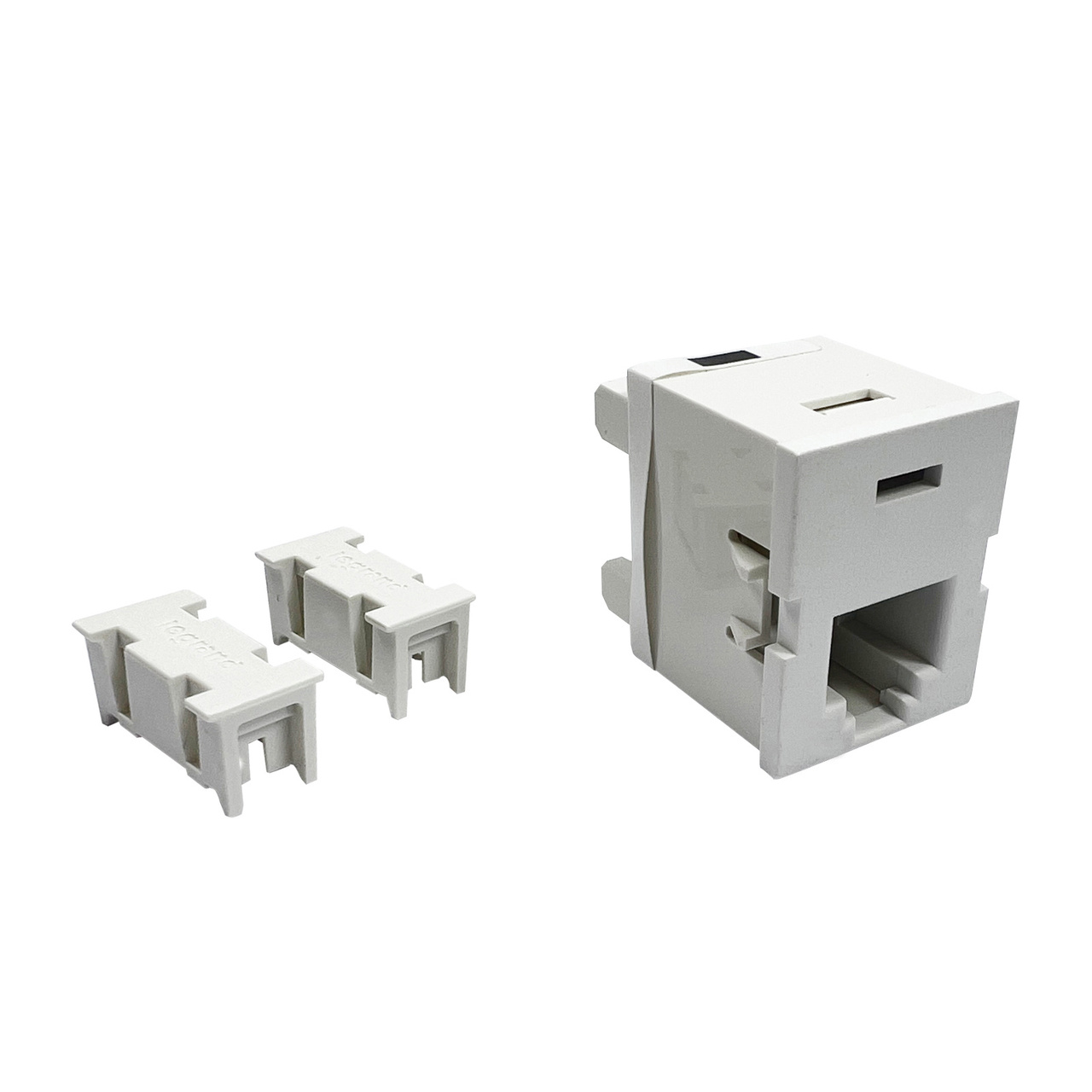 TracJack USOC six-position RJ25C Cloud White | Jacks and Modules ...