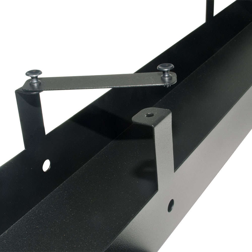 APW 69in Vertical Cable Raceway for Relay Rack - Black