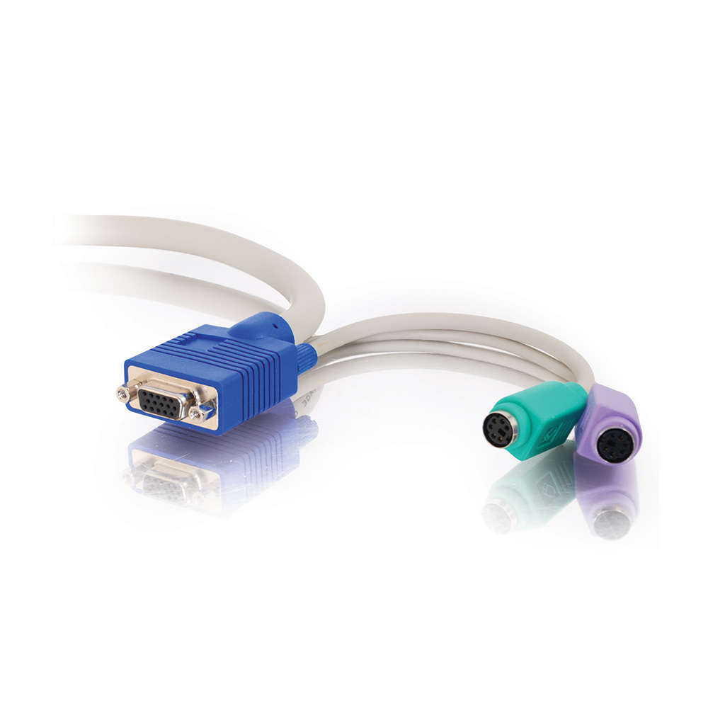 6ft (1.8m) Easy Extender 3-in-1 SXGA Desktop Extension Cable