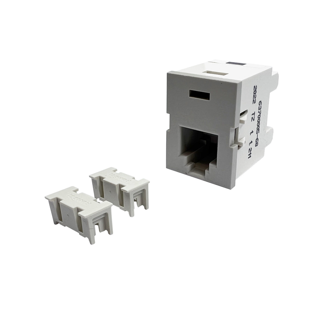 TracJack USOC six-position RJ25C, light Gray | Jacks and Modules ...