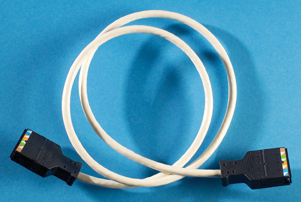 Clarity 6 110/110 Patch Cord, Category 6, 5', White | Blocks and Cross ...