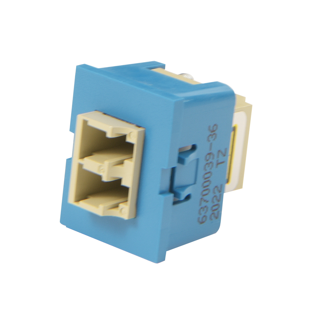 TracJack Module, LC Duplex, Multimode, Beige Adapter, Blue Housing ...