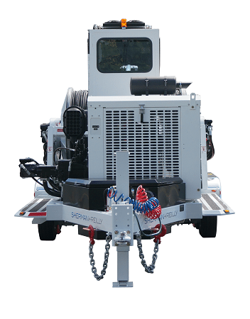 14,000 lbs 15,000 ft of 5/8 in rope Single Drum Puller Rental - Custom ...