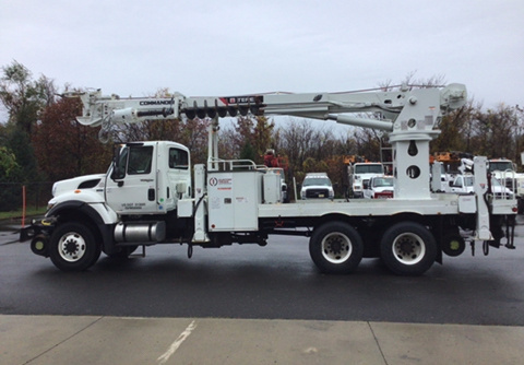 60 ft Hi-Rail Digger Derrick Rental - Custom Truck One Source