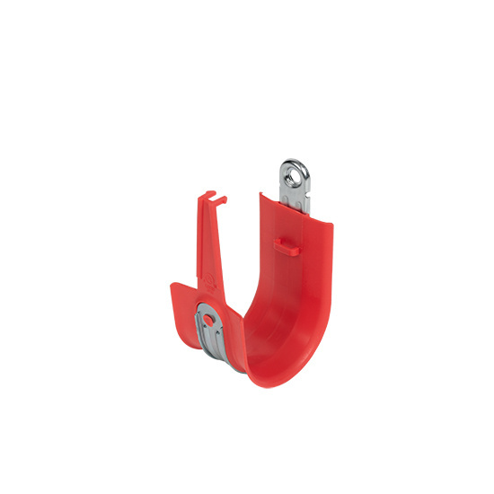 2" Red Plastic Coated J-Hook w/ Latch Box of 25 [F000314] | J-Hooks ...