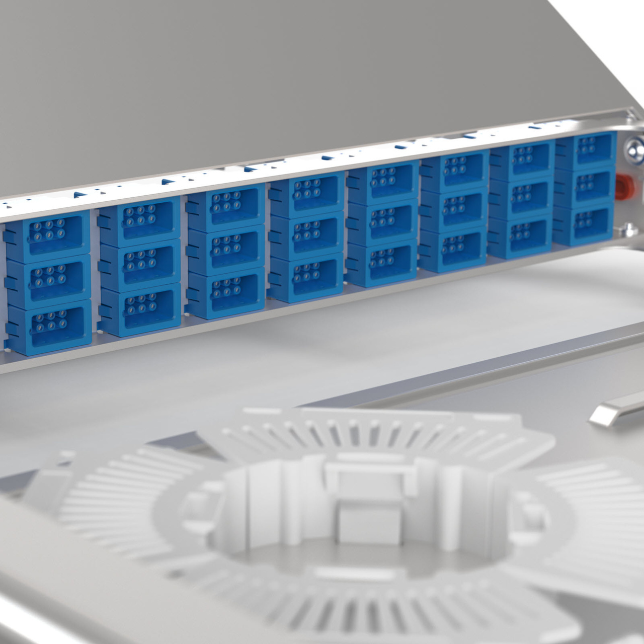 Infinium Access, 1 Rack Unit (RU), Rack Mount Fiber Enclosure - acclAIM ...