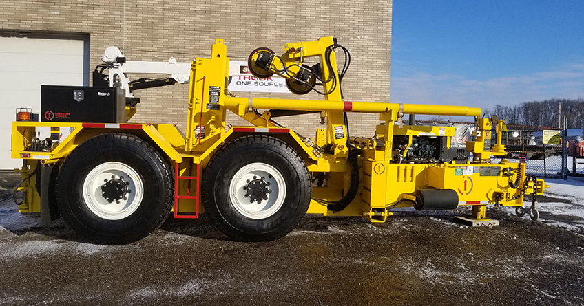1 Reel 100,000 lbs Trailer Rental - Custom Truck One Source