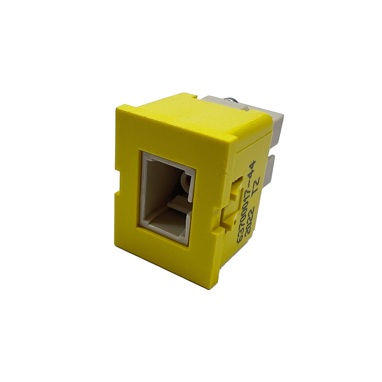 TracJack Module, 1-SC Simplex Multimode, Beige Adapter, Yellow Housing ...