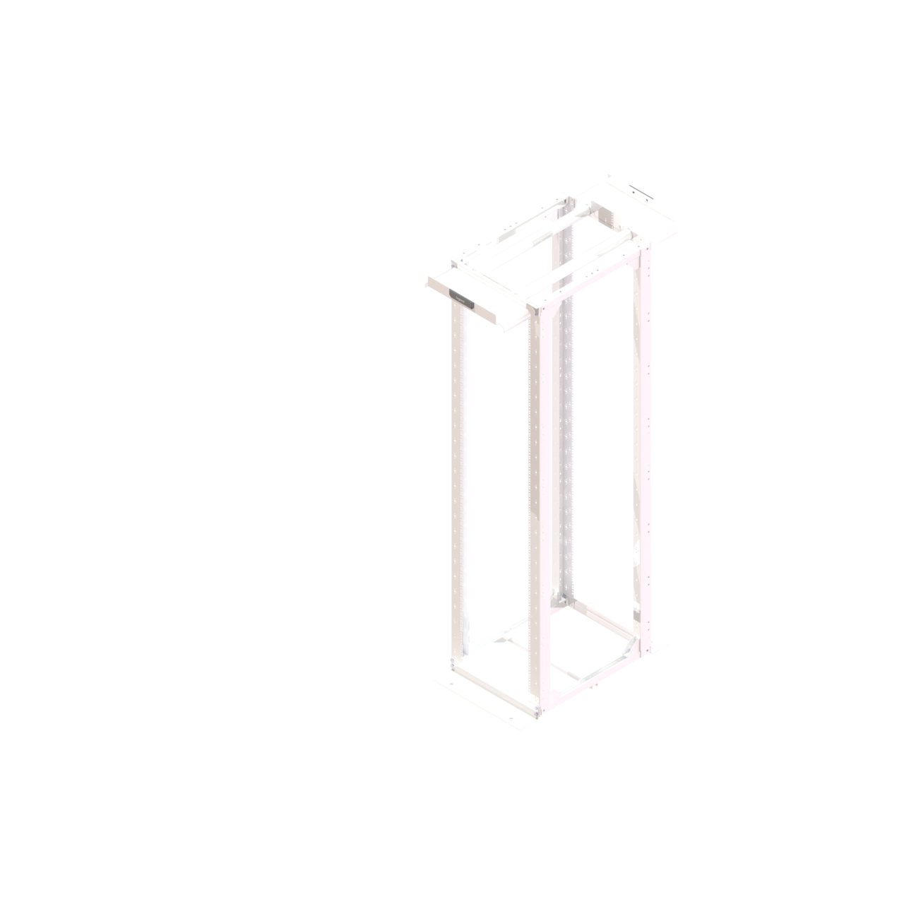 MM20 RACK, 8FT X 30" ADJUSTABLE 4 POST, WHITE | Premium Racks and ...