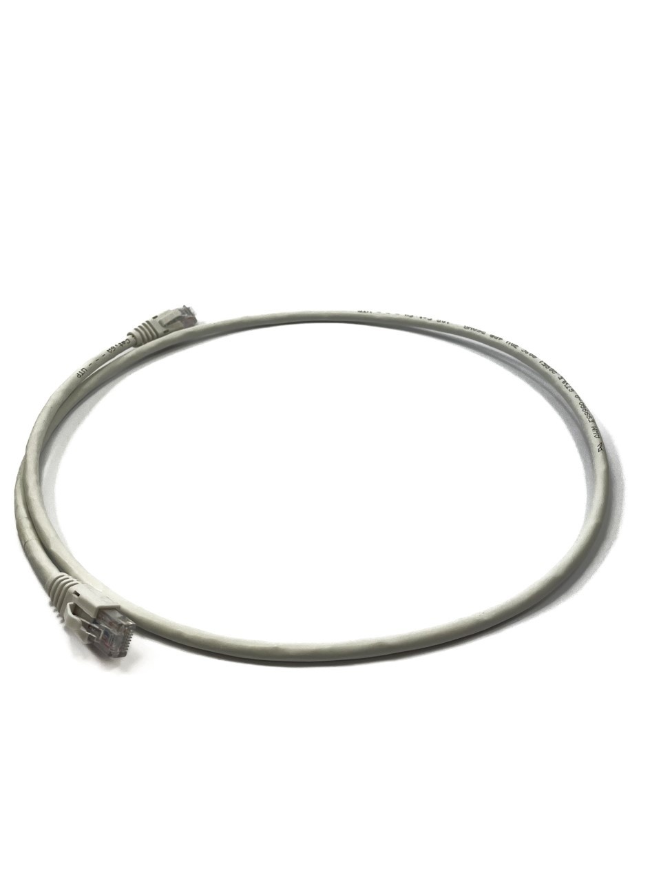 Clarity Cat6 modular patch cord, LSZH UTP, 5 Meter, White