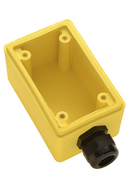 Watertight Deep Yellow Back Box, 3/4-in NPT Opening for Duplex ...