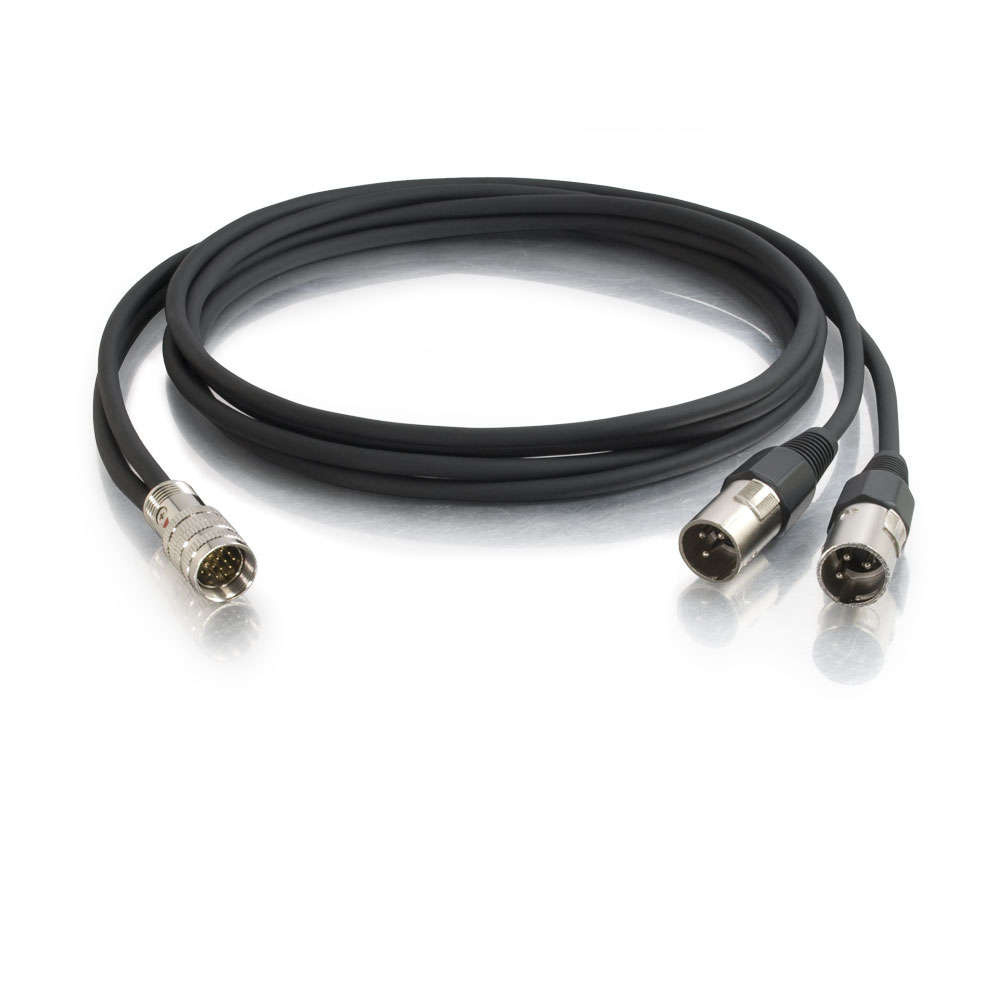 6ft (1.8m) RapidRun® (2) XLR (Male) Balanced Audio Flying Lead ...