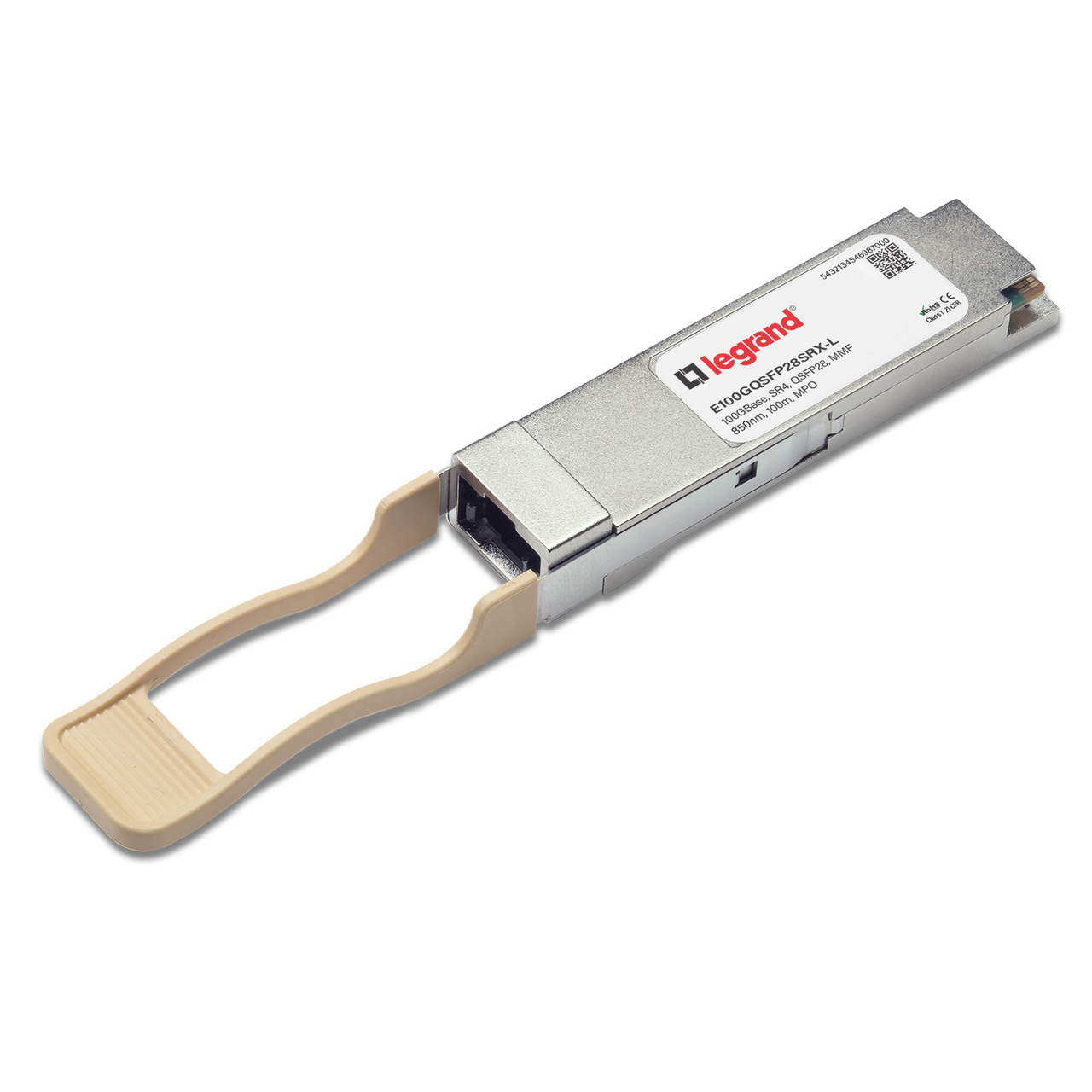 Intel E100GQSFP28SRX Compatible 100GBase-SR4 QSFP28 Transceiver (MMF ...