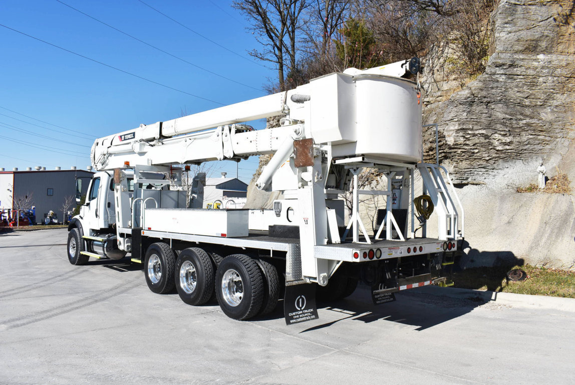 120 ft Transmission Bucket Truck Rental - Custom Truck One Source