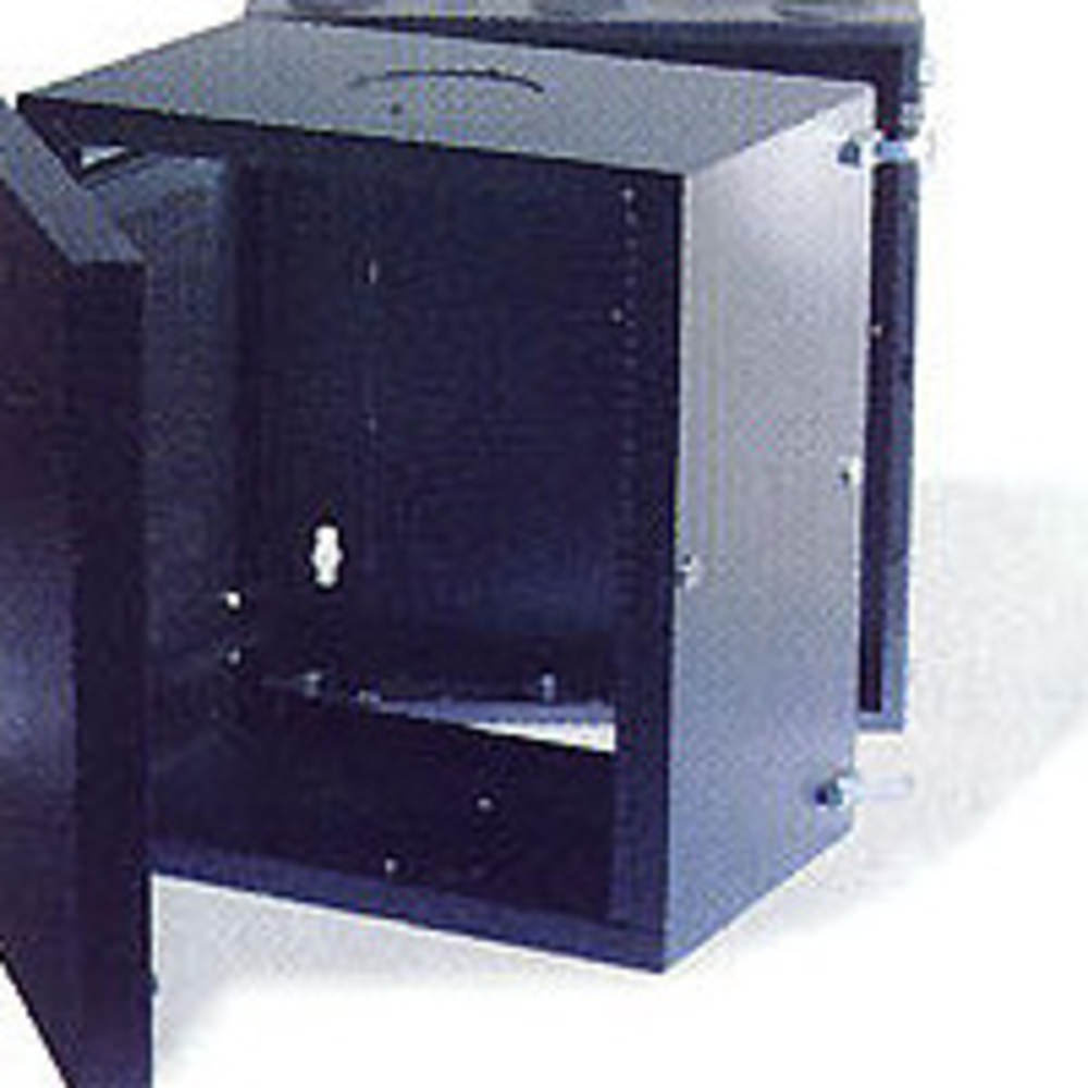 APW Mini-Max 26u x 20in Wallmount Cabinet with Solid Door - Black