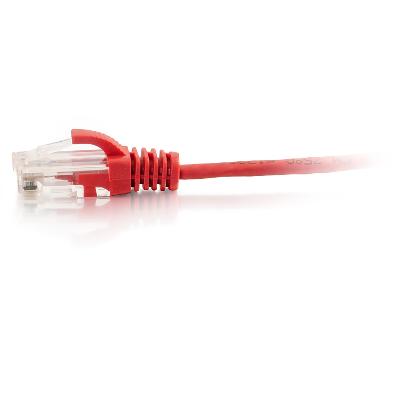 Q-Series Patch Cords, Cat6A, Reduced Diameter, Red, 4ft