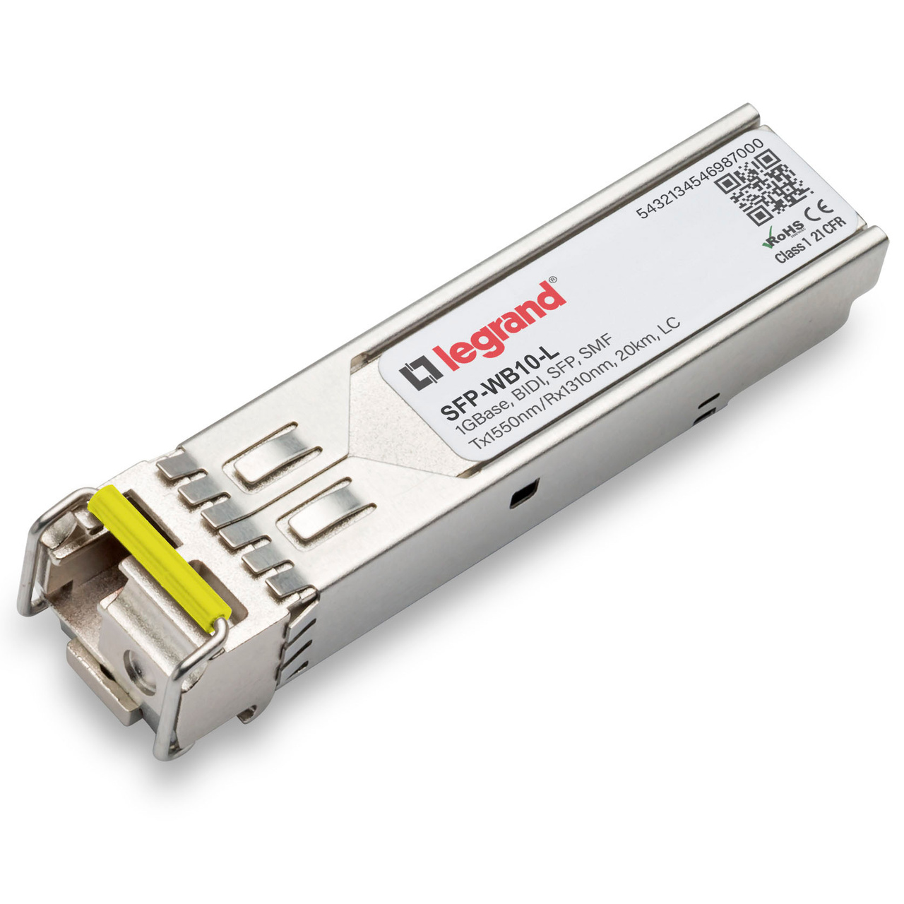 Antaria SFP-WB10 Compatible 1000Base-BX SFP Transceiver (SMF, Tx: 1550nm Rx: 1310nm, 20km, LC ...