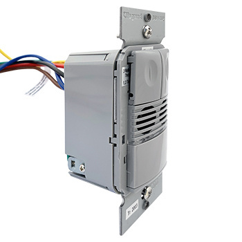 Dual Tech Wall Switch Occupancy Sensor, 120/277V, Grey | Wall Switch ...