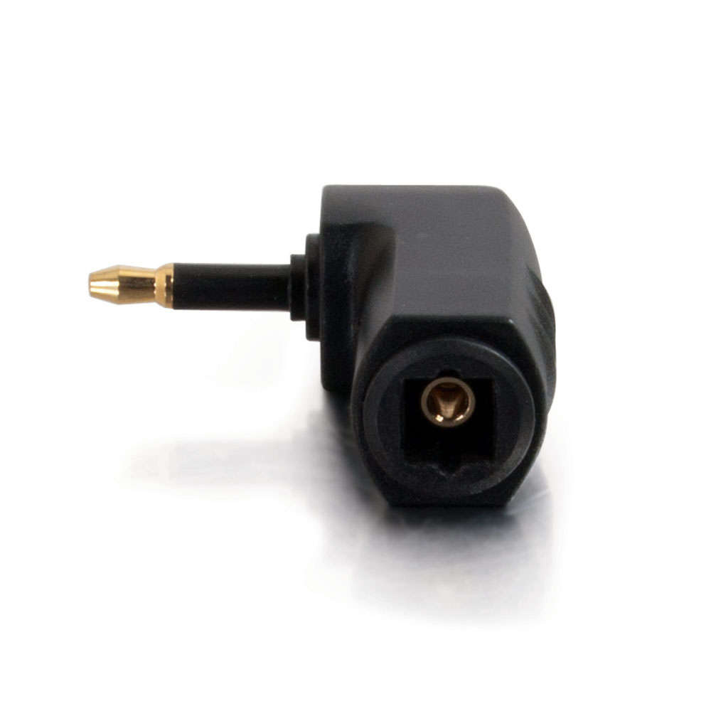 Right Angle Optical Mini TOSLINK® to TOSLINK® Adapter
