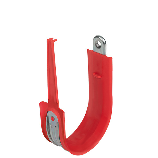 4'' Basic Red Plastic Coated J-Hook w/ Latch Box of 25 [F000340] | J ...