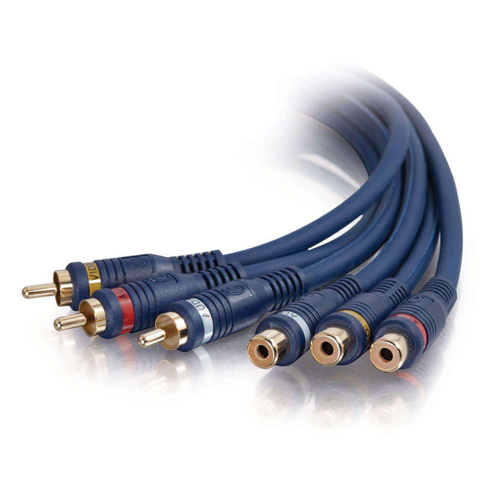 25ft (7.6m) Velocity™ RCA Audio/Video Extension Cable