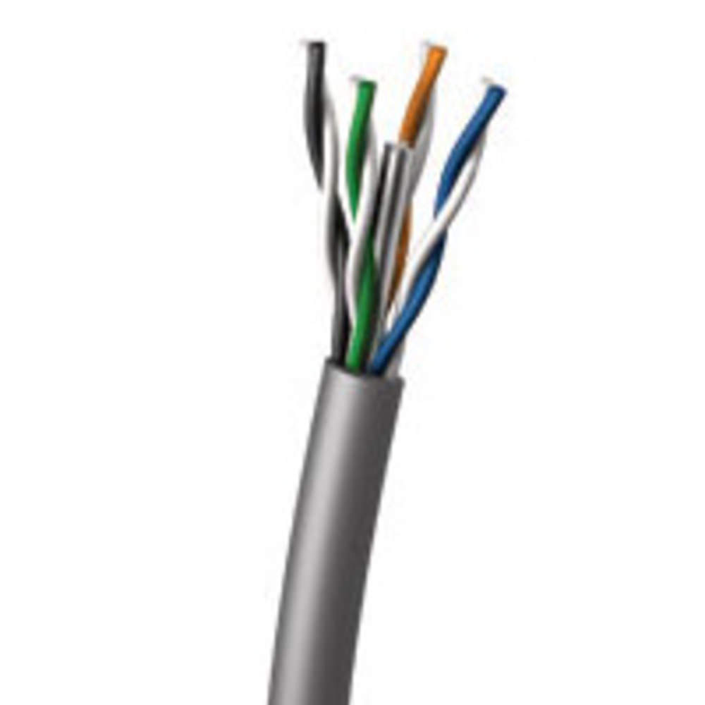 500ft (152.4m) Cat6 Bulk Unshielded (UTP) Network Cable with Solid Conductors - Riser CMR-Rated ...