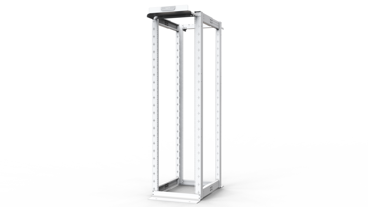 Mighty Mo 20 Dual Adjustable Base 4-Post Rack, 45 RU (7 FT), Adjustable ...