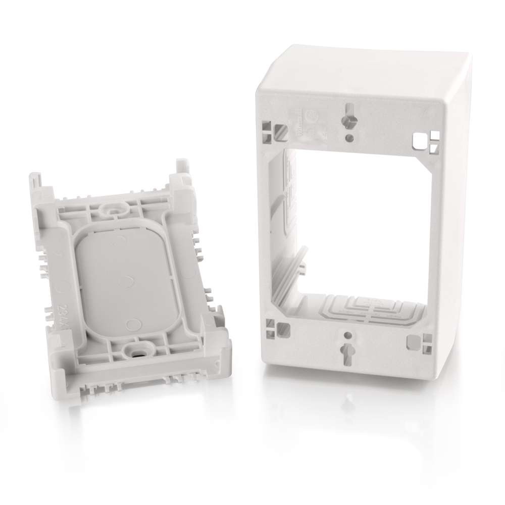 Wiremold® Uniduct Single Gang Extra Deep Junction Box - White