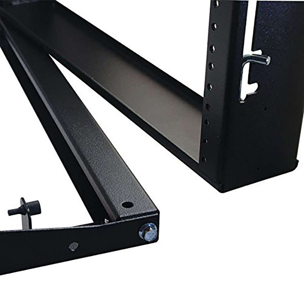 APW 20u x 18in Swing Out Wallmount Rack - Black
