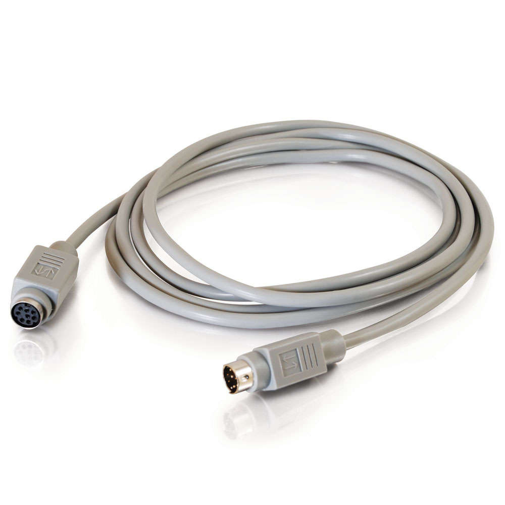 10ft (3m) 8-pin Mini Din RS232 Extension Cable