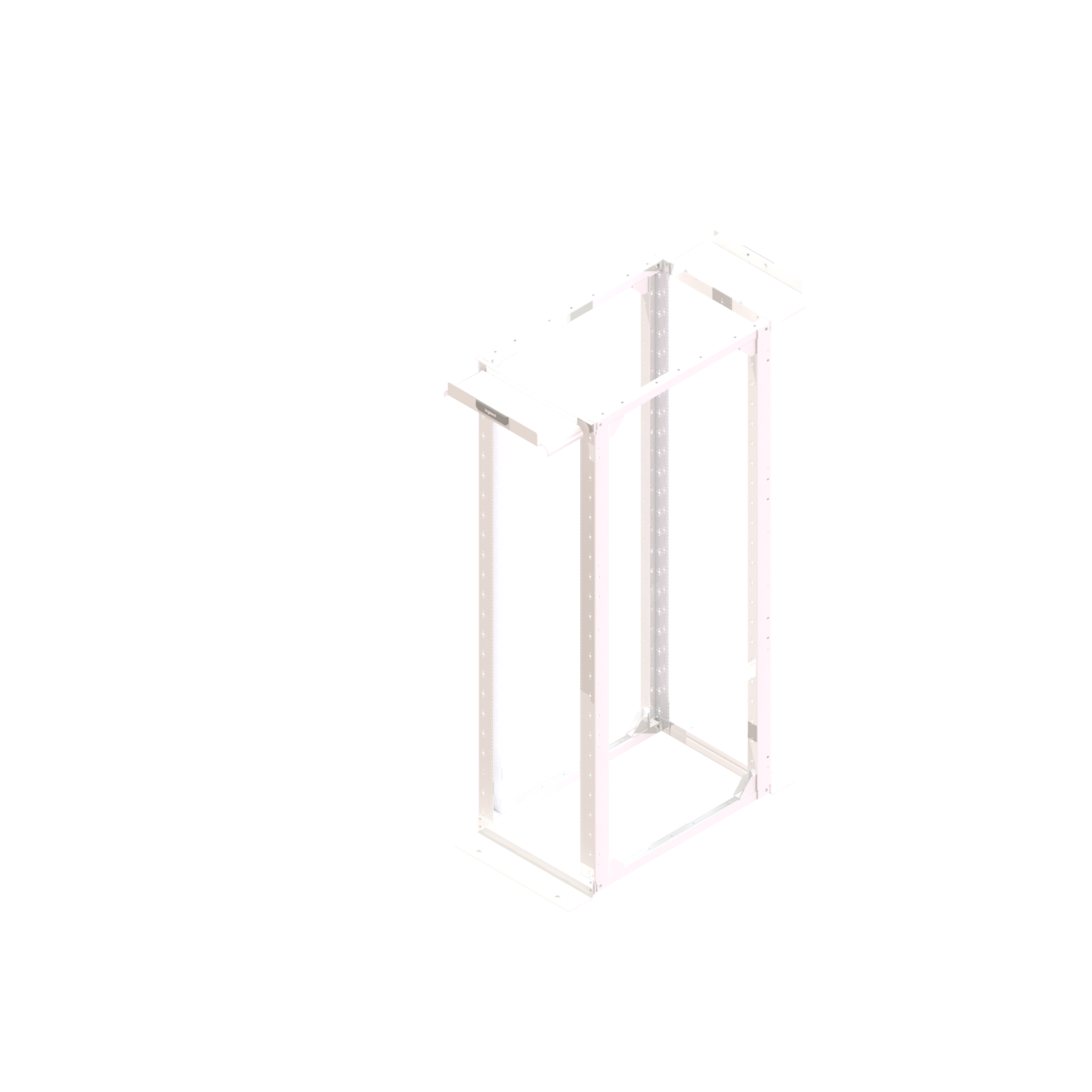 Mighty Mo 20 Adjustable 4-Post Rack, 36"D adjustable, 7'H, 45 RU ...