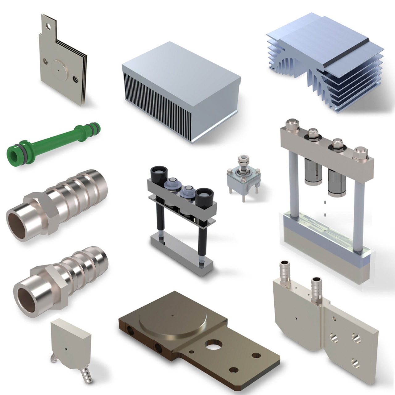 Cable Ties and Positive Battery Terminal Post Adapters