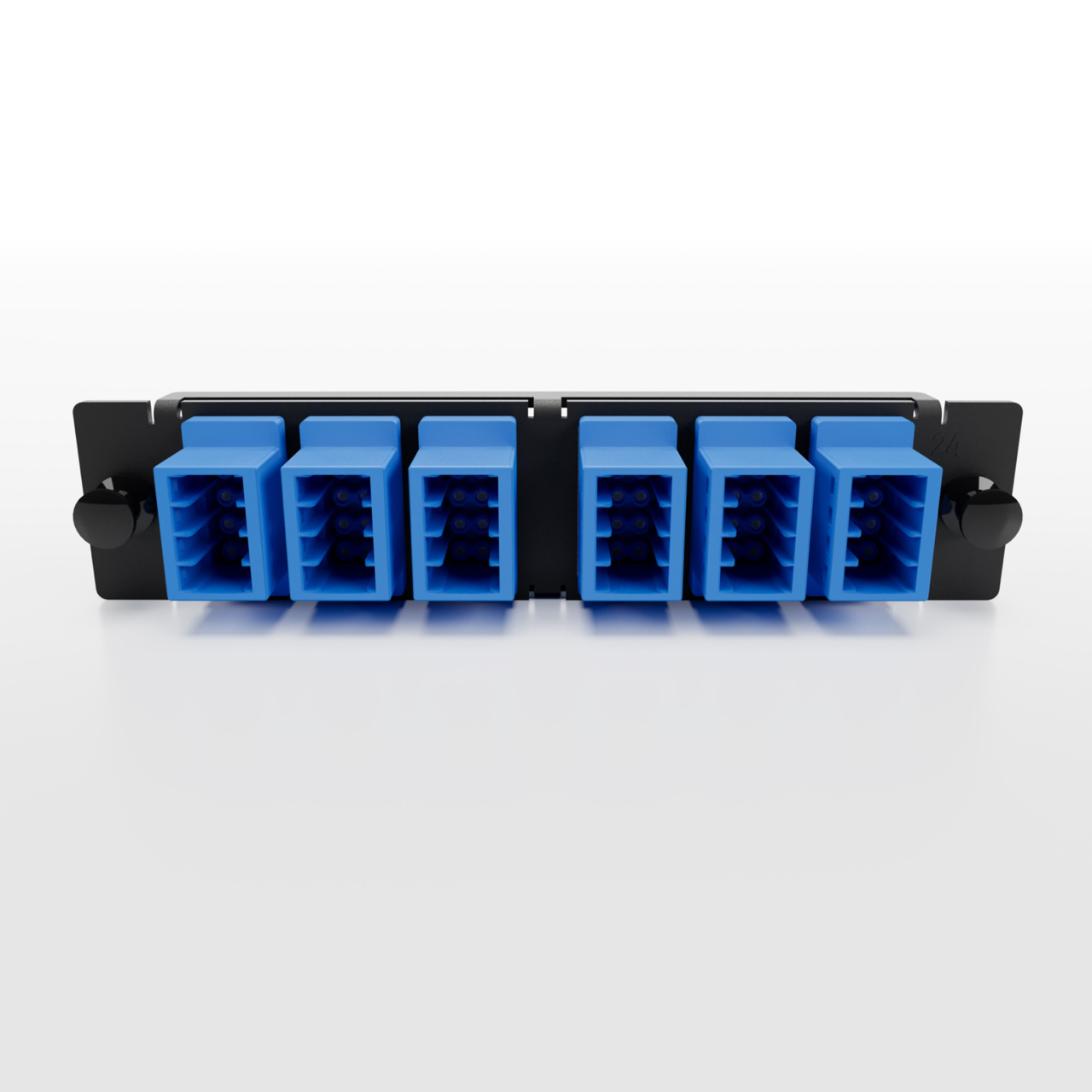 Q-Series acclAIM, Fiber Conversion Adapter Panels, 48 Fiber, Blue ...