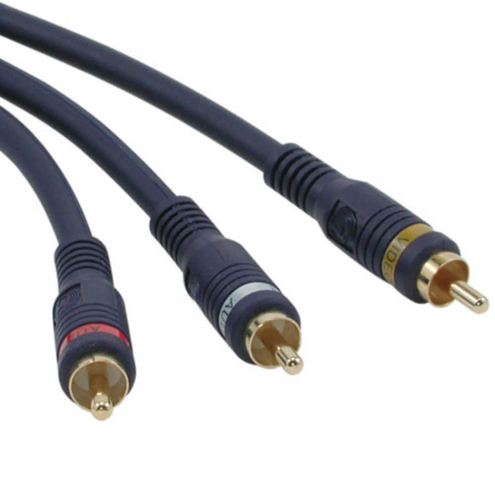 6ft (1.8m) Velocity™ Composite Video with Stereo Audio Cable - Retail ...