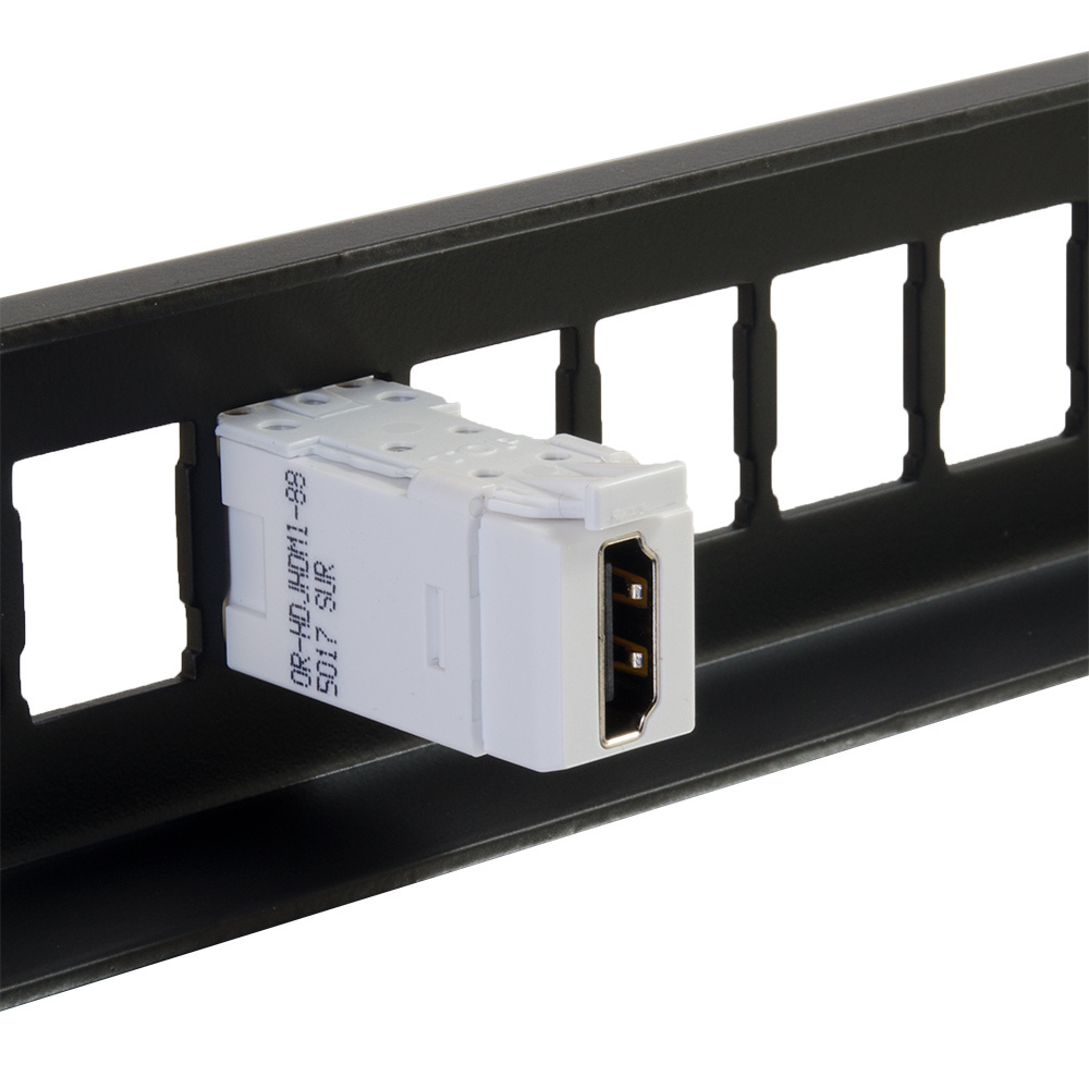 High Density Jack (HDJ) HDMI Coupler, Cloud White | Jacks and Modules ...