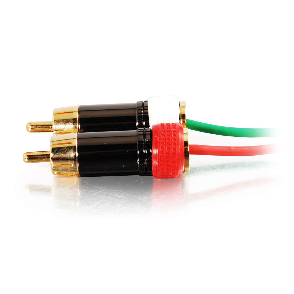 15ft (4.6m) Plenum-Rated RCA Stereo Audio Cable | Plenum-Rated | Cables