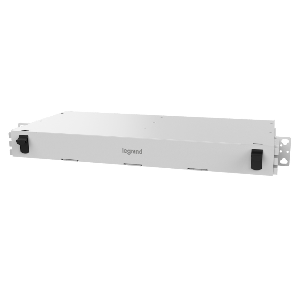 M7 UHD Fiber Enclosure Rack Mount, 1RU, Concise - White | Fiber ...