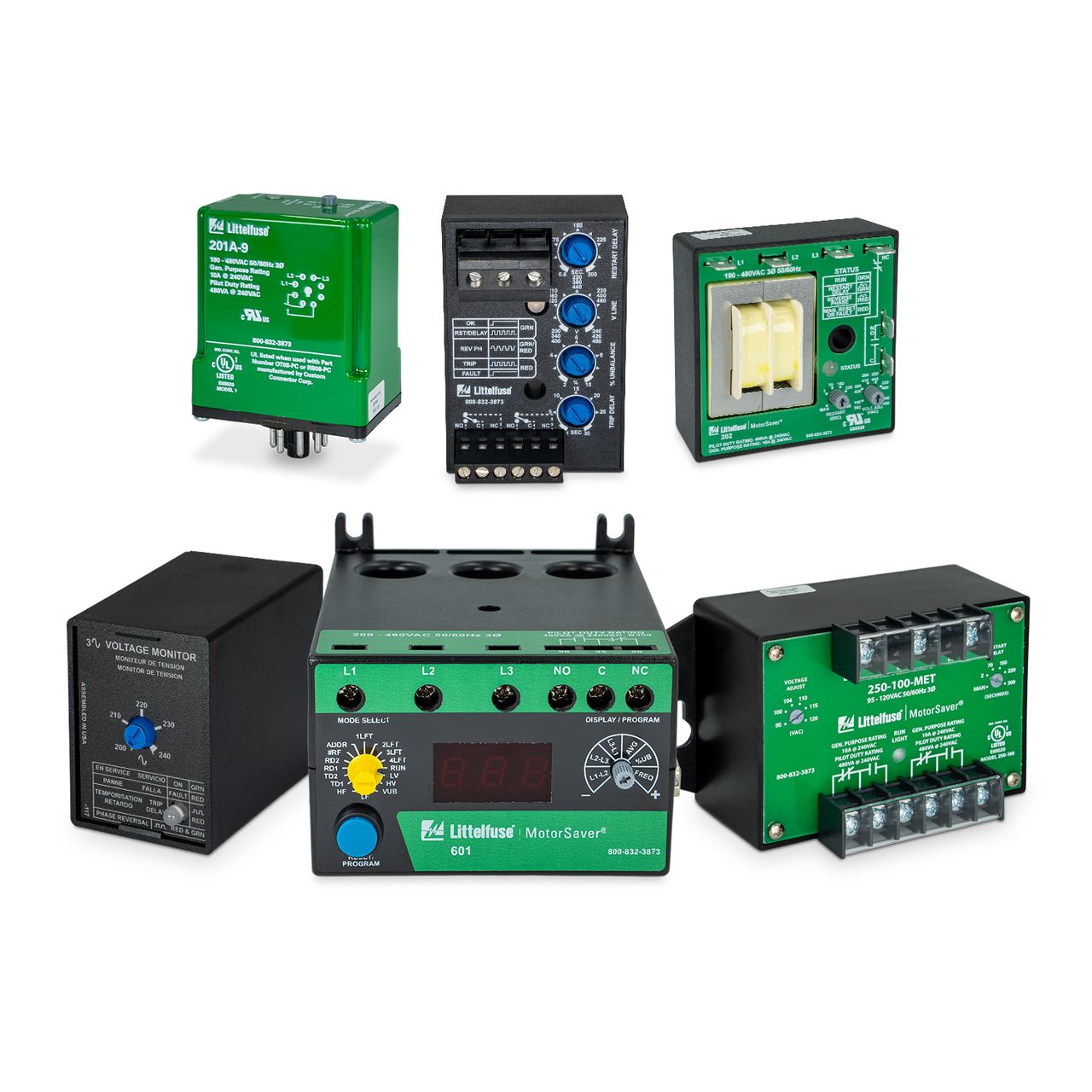 Voltage monitoring relays provide reliable protection.