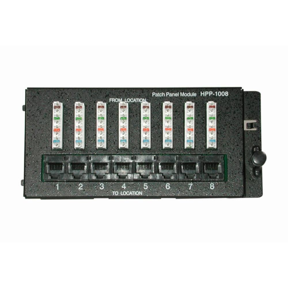 8-Port Cat5E Patch Panel