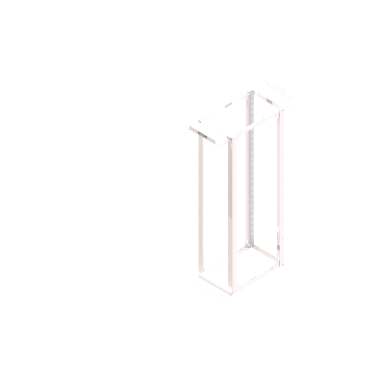 Mighty Mo 20 Adjustable 4-Post Rack, 36"D adjustable, 8'H, 51 RU ...